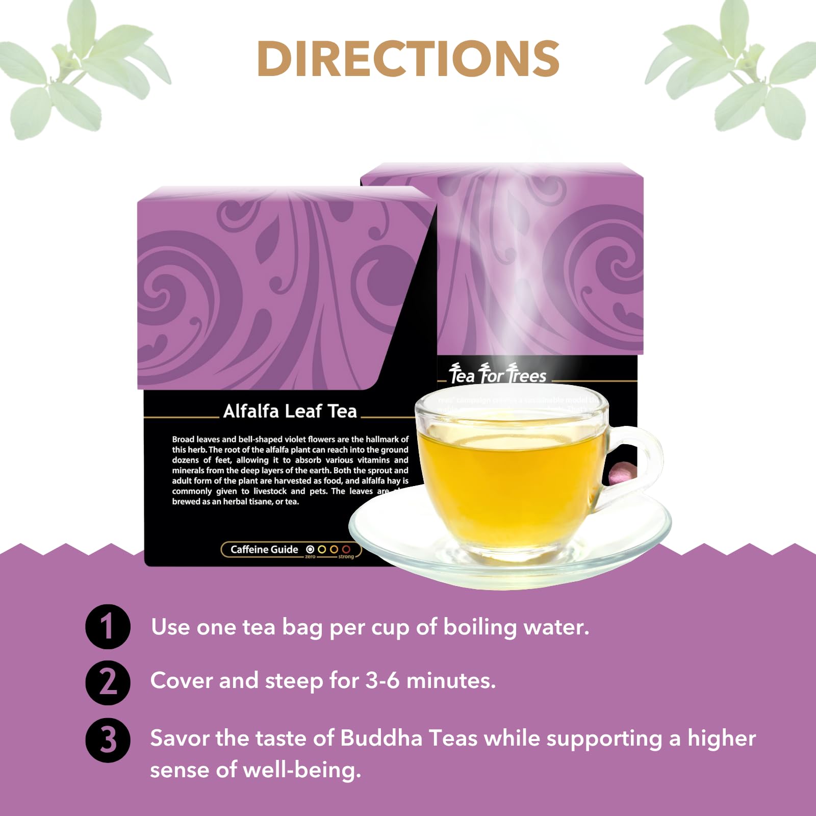 Buddha Teas alfalfa leaf benefits