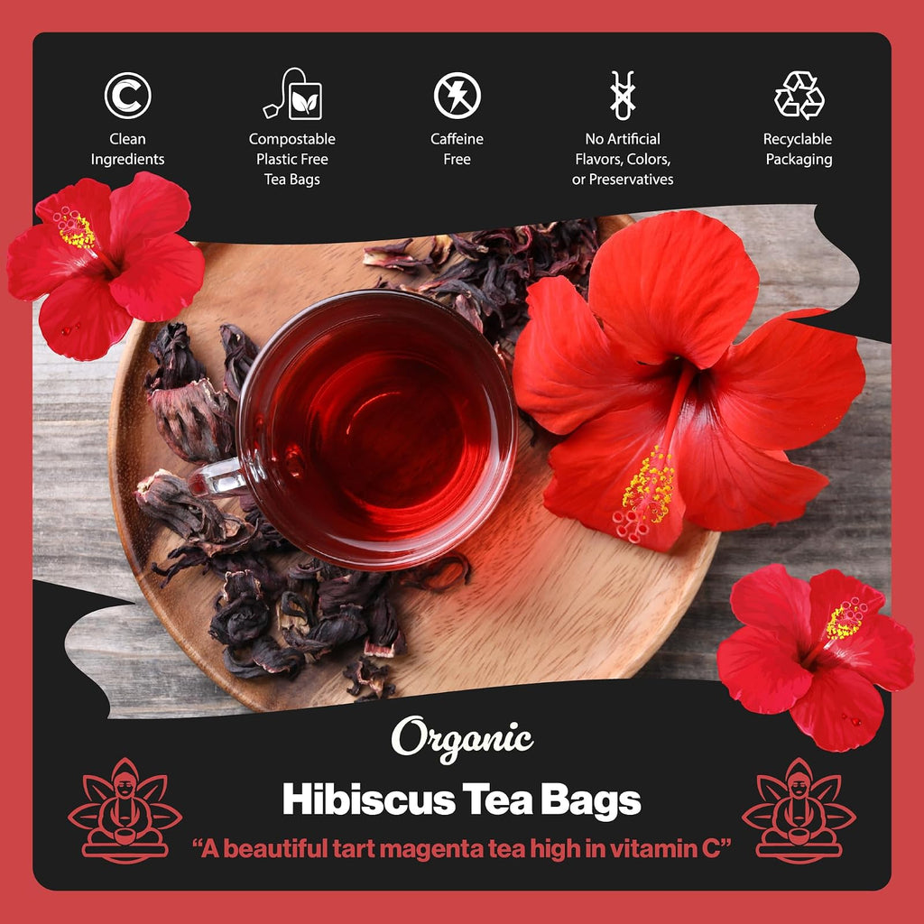 Buddha Teas hibiscus tea benefits