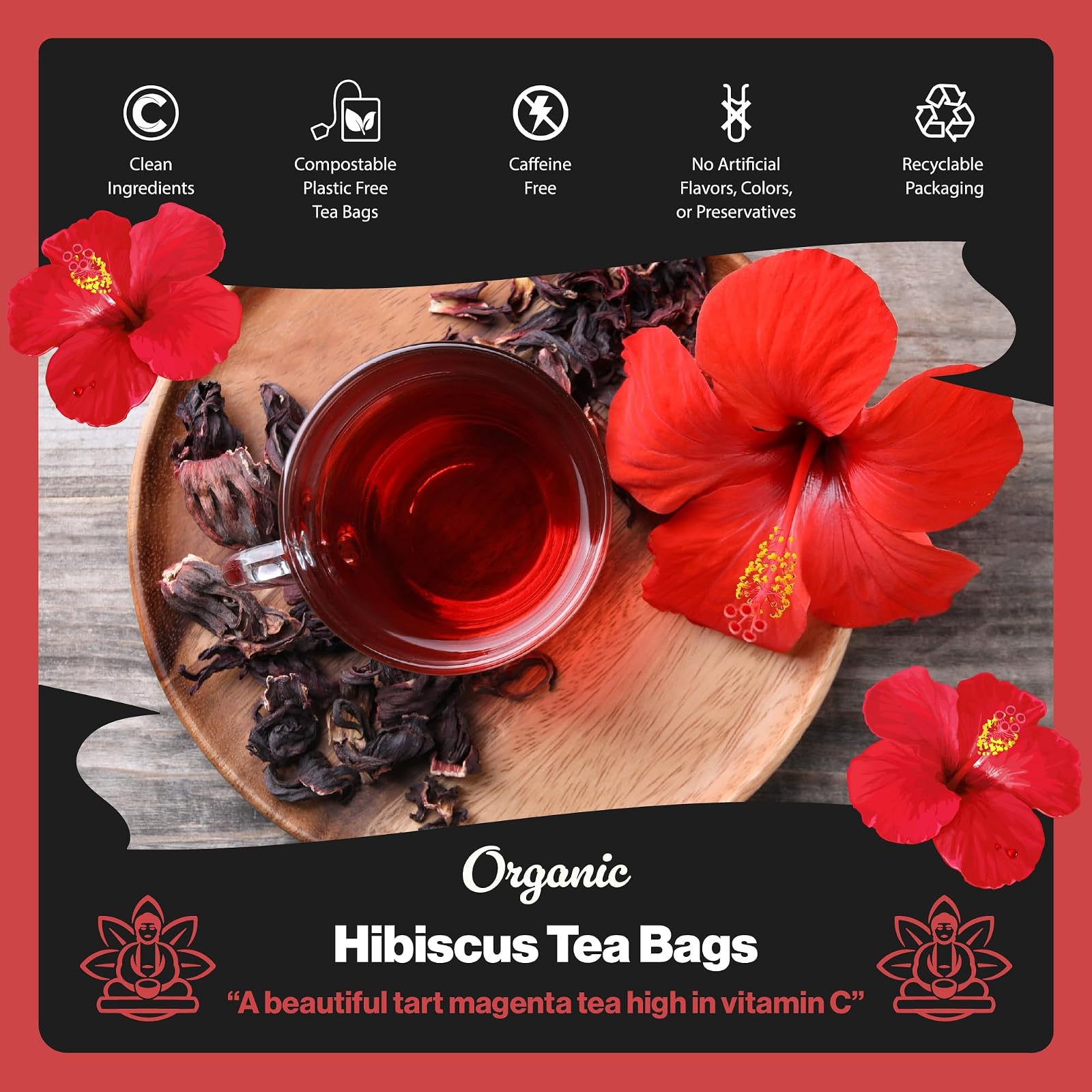 Buddha Teas hibiscus tea benefits