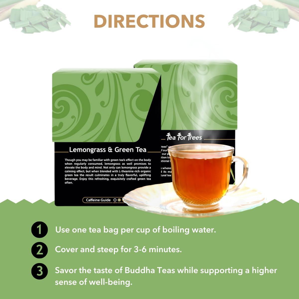 Buddha Teas lemongrass green tea