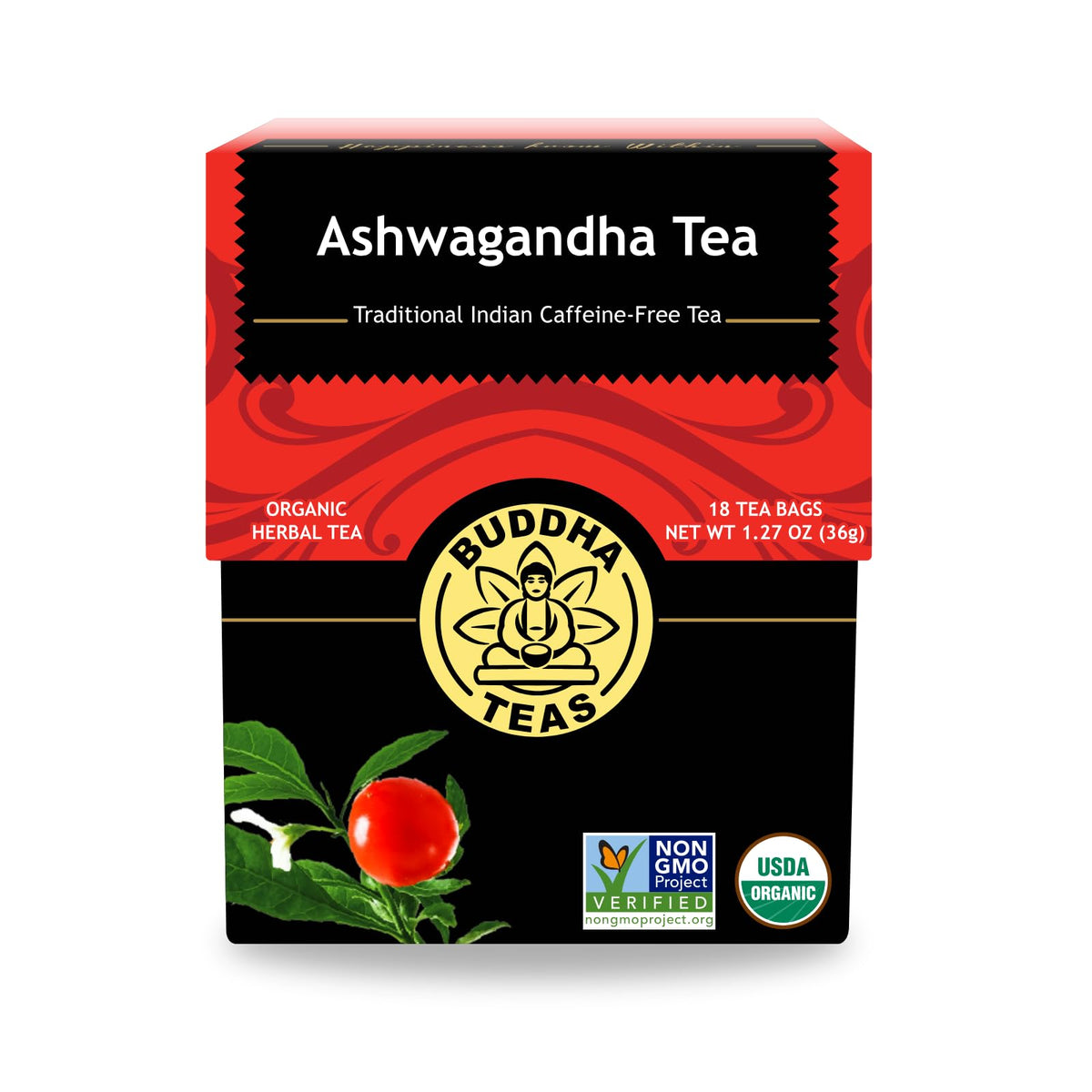 Buddha Teas organic ashwagandha tea bags