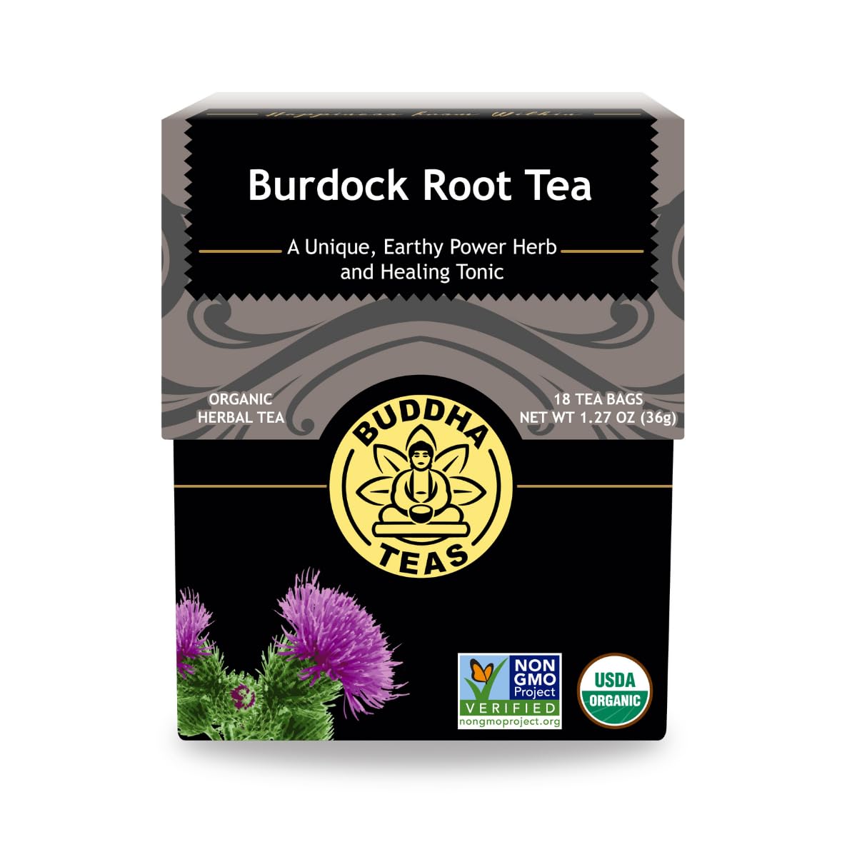 Buddha Teas organic burdock root tea