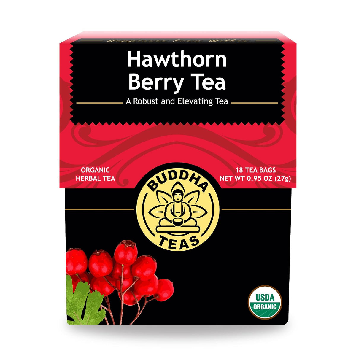 Buddha Teas organic hawthorn berry tea