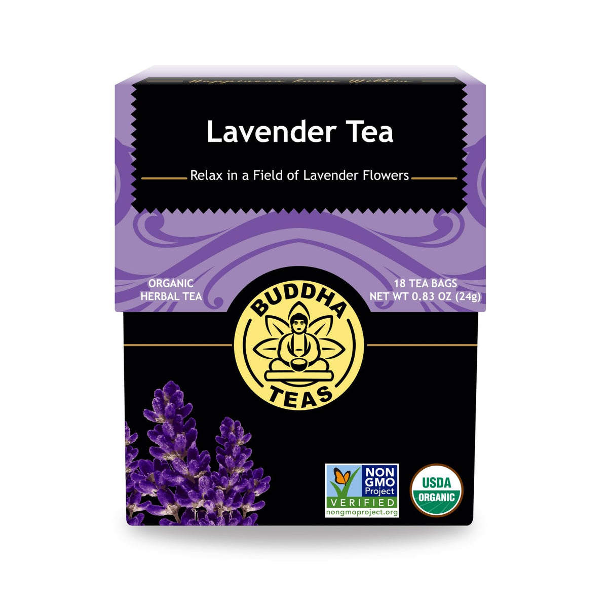 Buddha Teas organic lavender tea bags