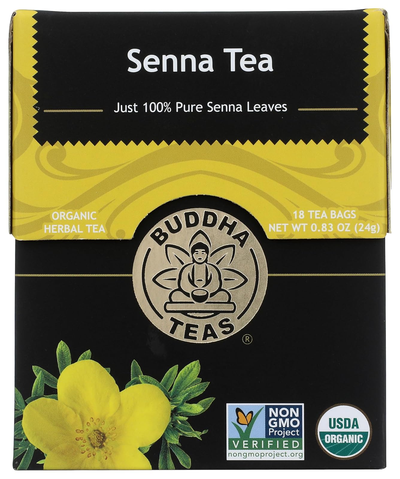 Buddha Teas organic senna leaf tea bags