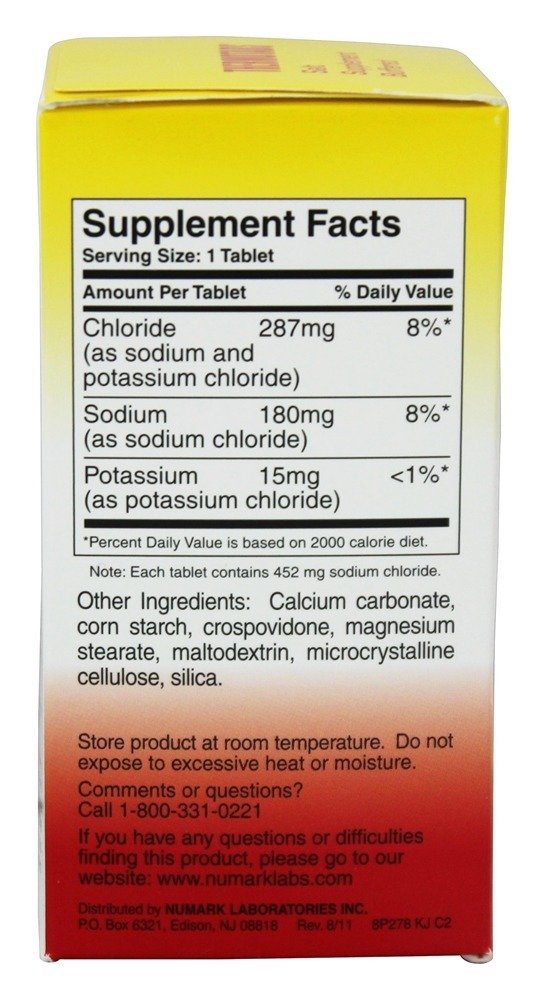 Buffered salt tablets for hydration
