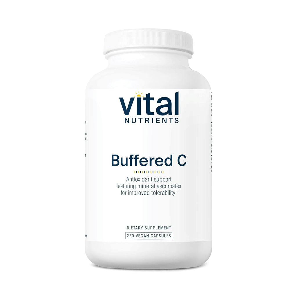 Buffered vitamin C capsules for immunity