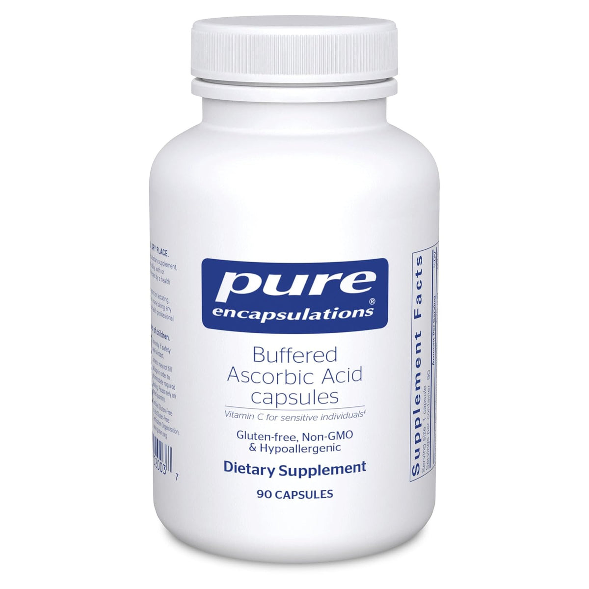 Buffered vitamin C capsules for immunity