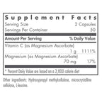 Buffered vitamin C for better absorption
