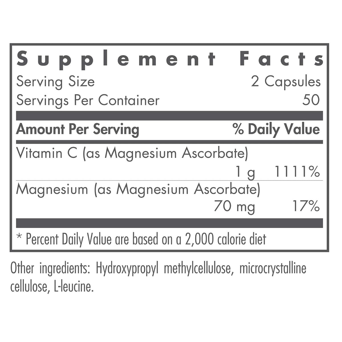 Buffered vitamin C for better absorption