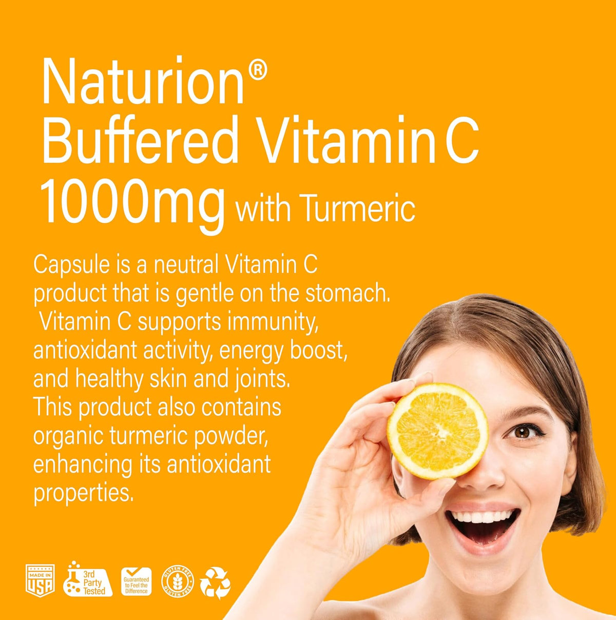 Buffered Vitamin C for better absorption