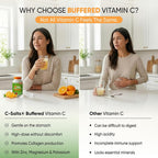Buffered vitamin C for sensitive stomachs