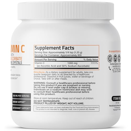 Buffered vitamin C for sensitive stomachs
