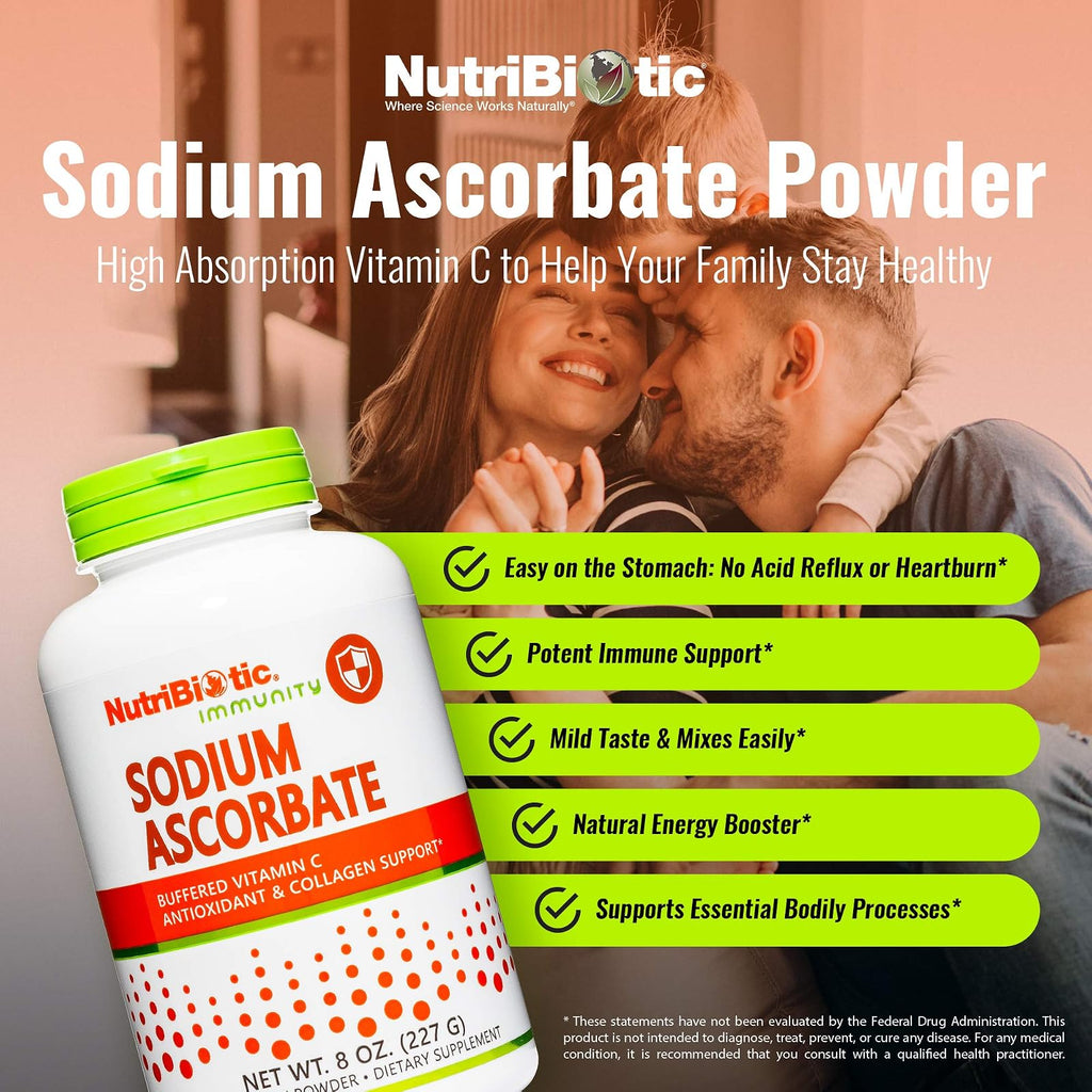 Buffered vitamin C for sensitive stomachs