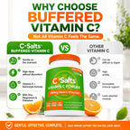 Buffered vitamin C for sensitive stomachs