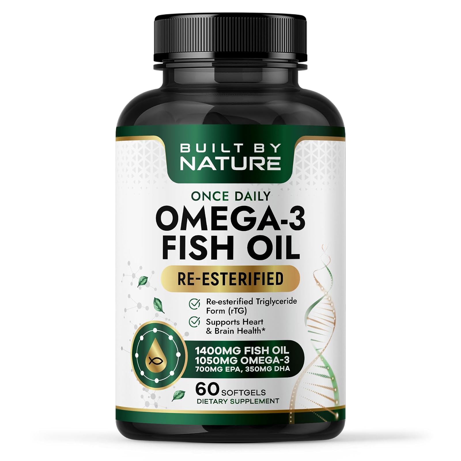 Built by Nature Omega 3 fish oil benefits
