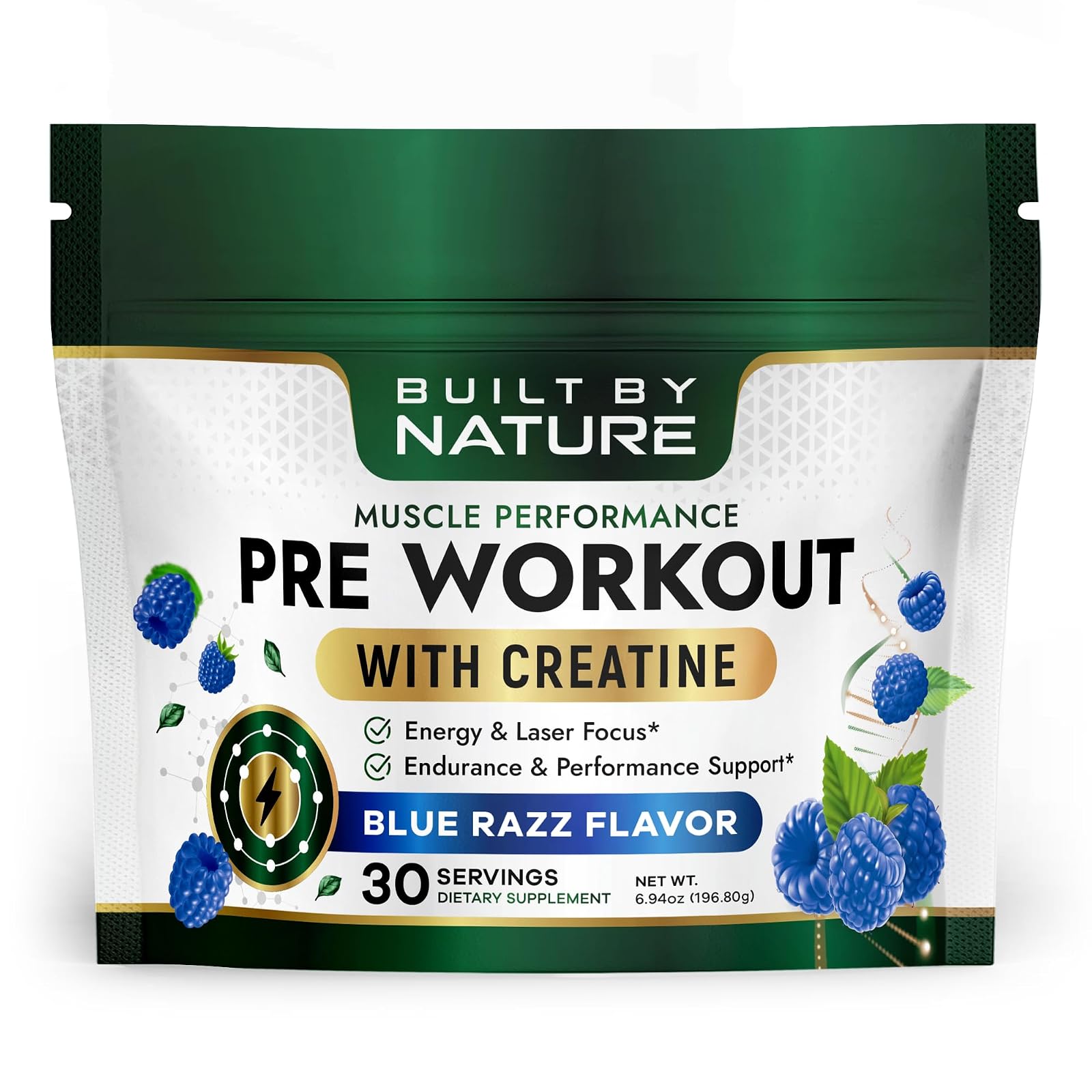 Built by Nature pre-workout energy boost