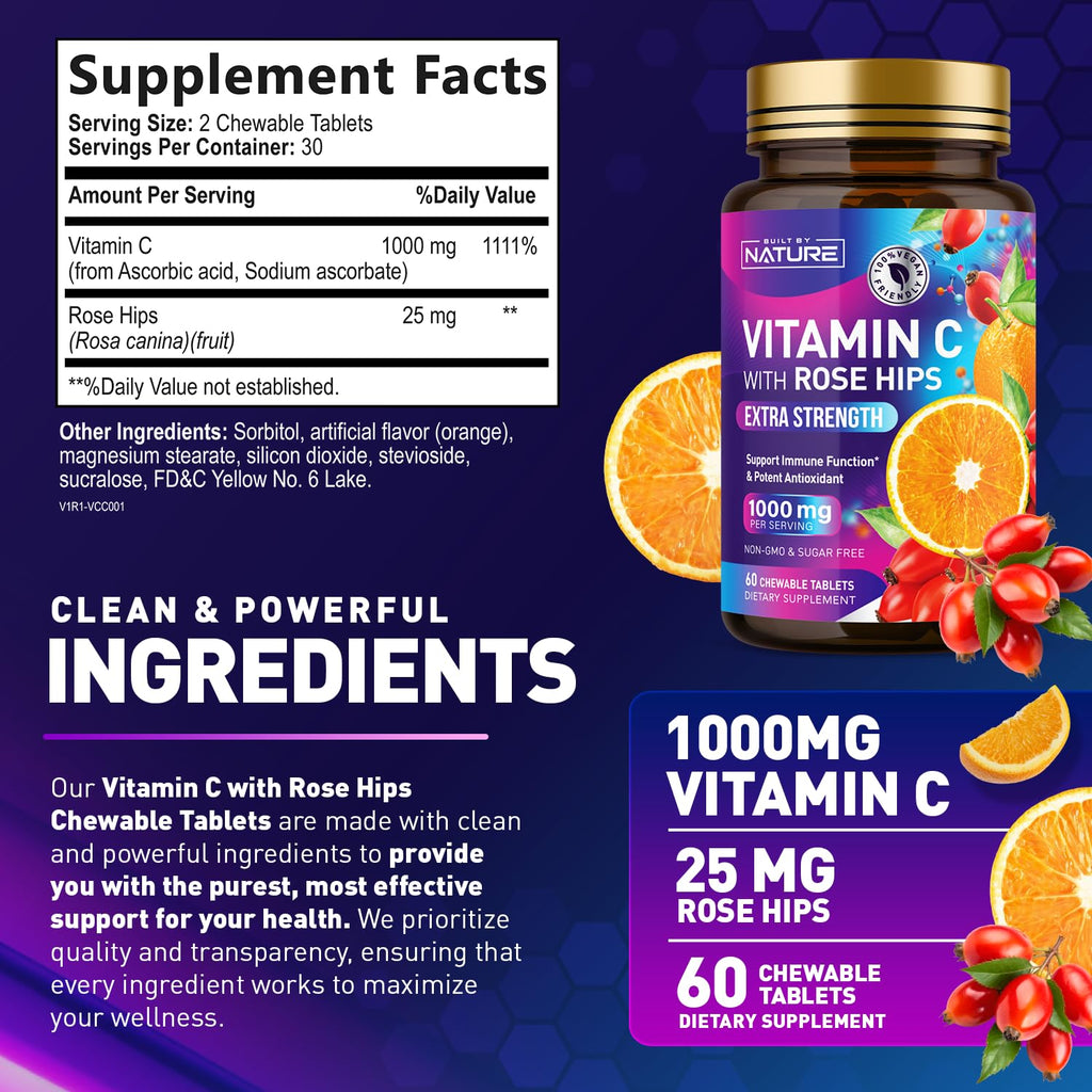 Built by Nature vitamin c tablets