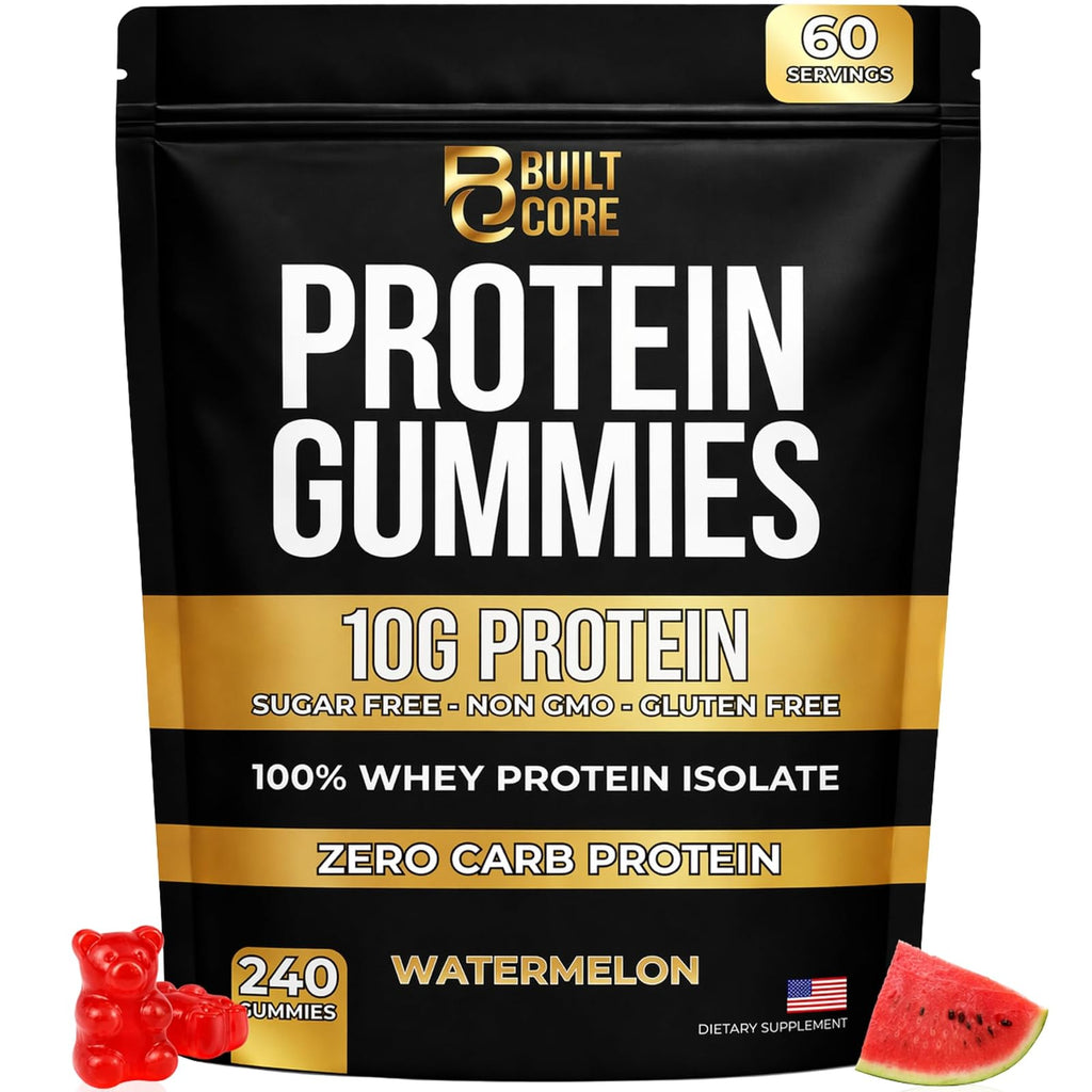 BuiltCore whey isolate protein gummies
