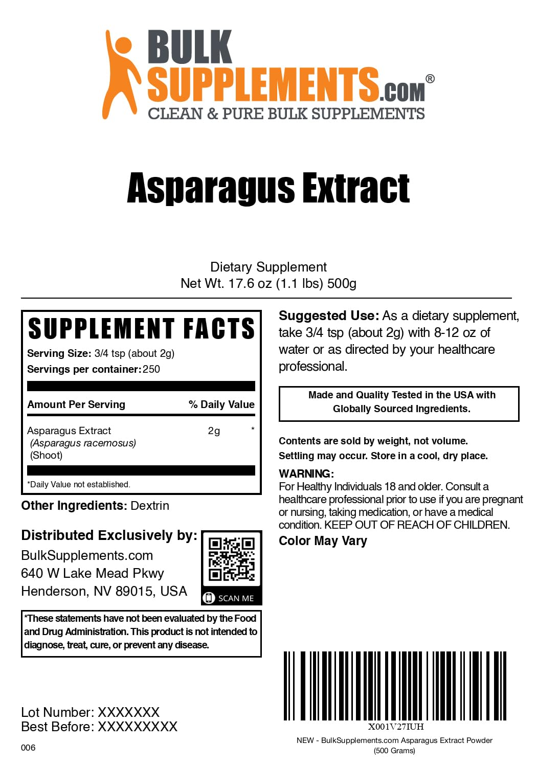 bulk asparagus powder for health enthusiasts