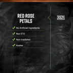 bulk bag of dried rose petals