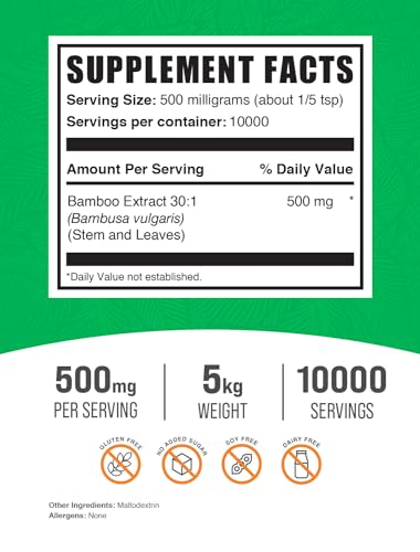 Bulk bamboo extract for wellness