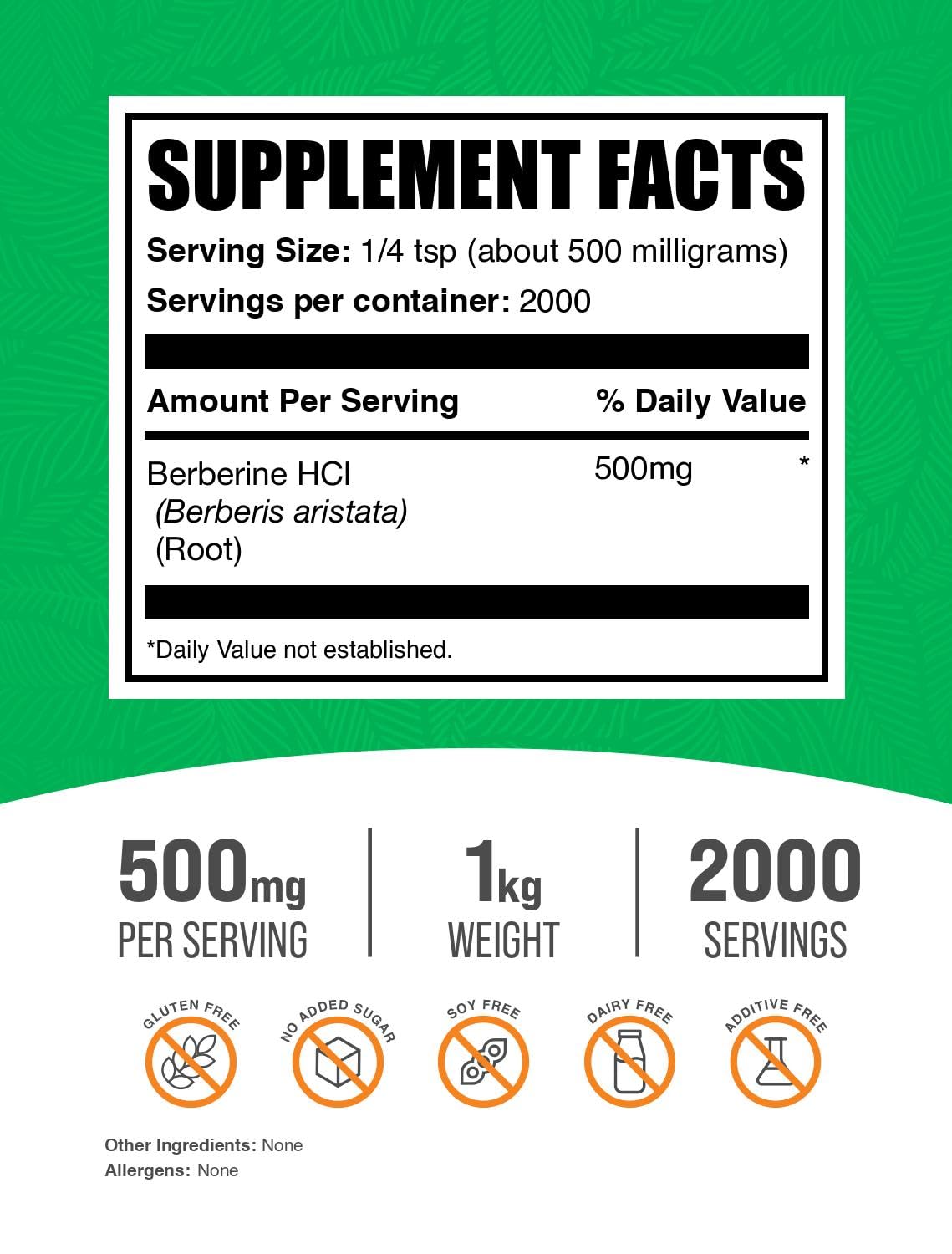bulk berberine supplement for wellness
