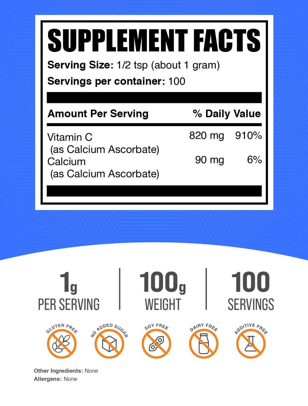 bulk calcium ascorbate supplement benefits