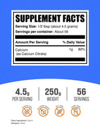 bulk calcium citrate for daily supplementation