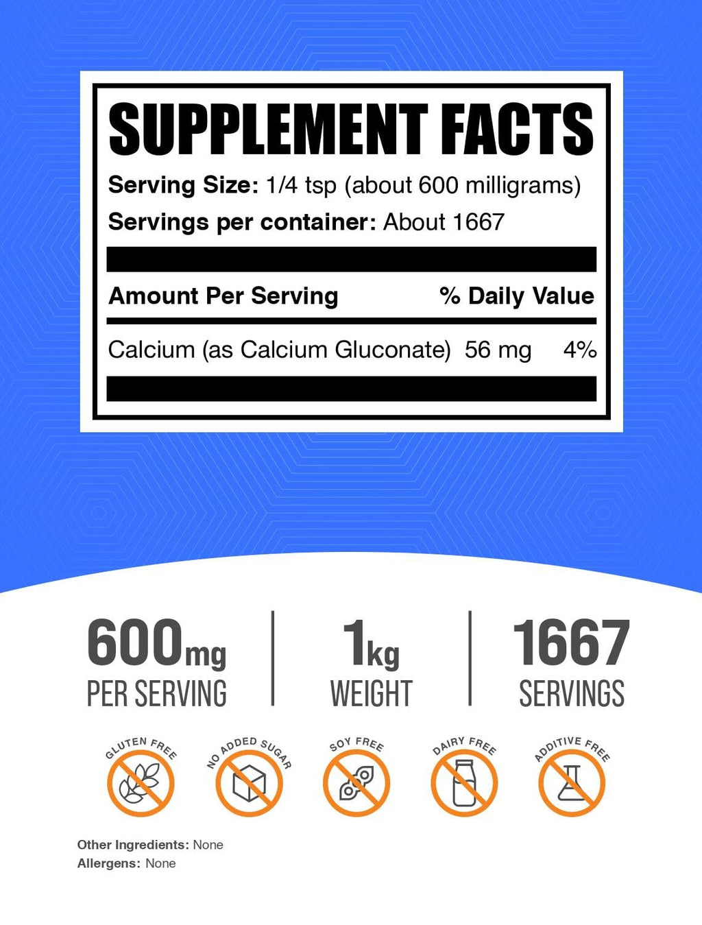 bulk calcium gluconate for health