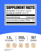 bulk calcium lactate for strong bones