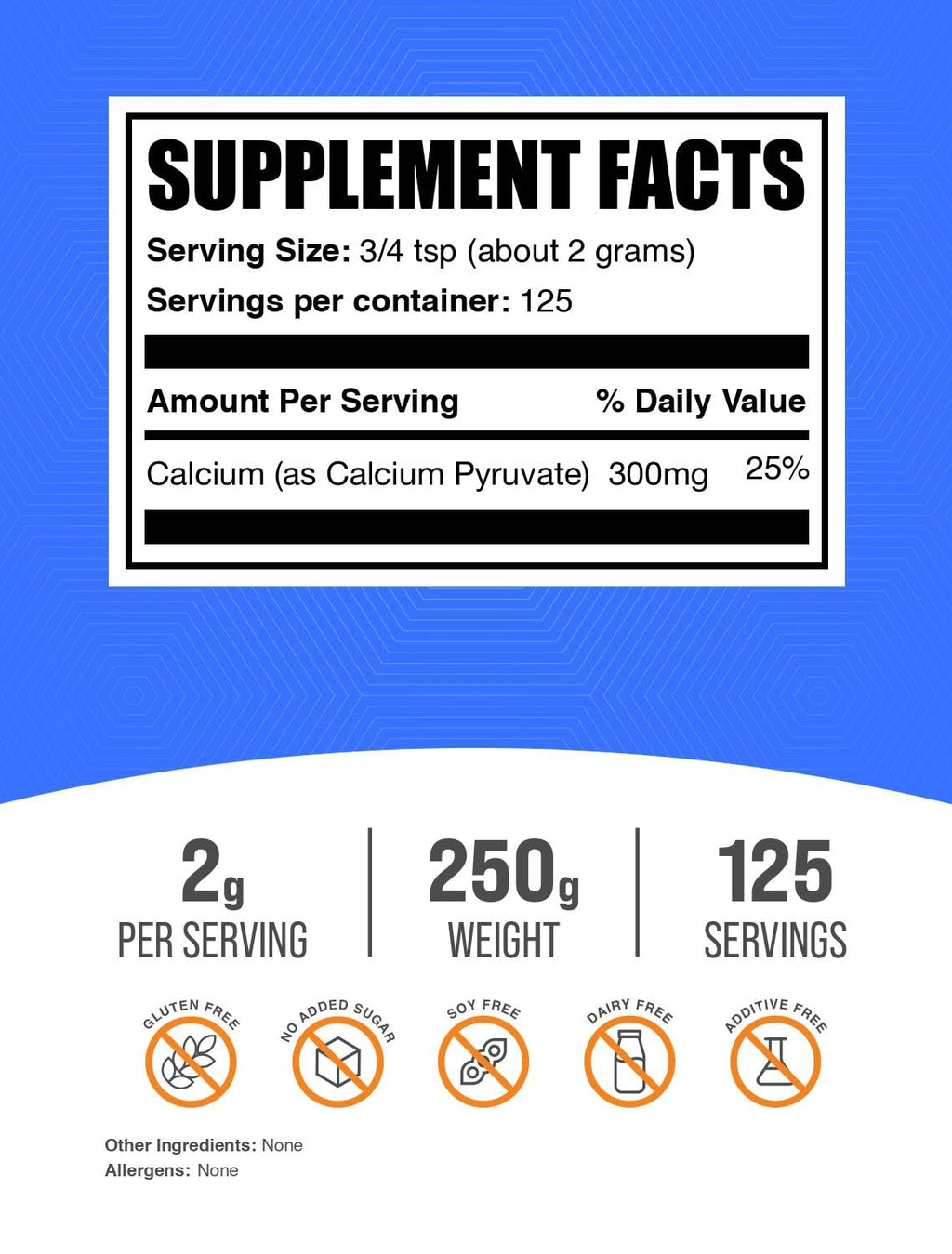 bulk calcium pyruvate for energy