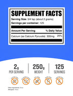 bulk calcium pyruvate for energy
