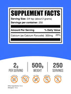 bulk calcium pyruvate supplement benefits