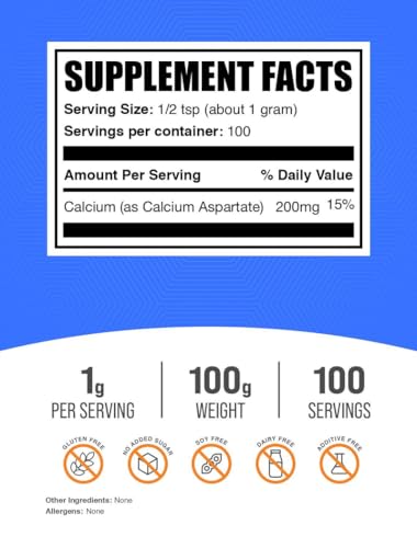 Bulk calcium supplement for daily use