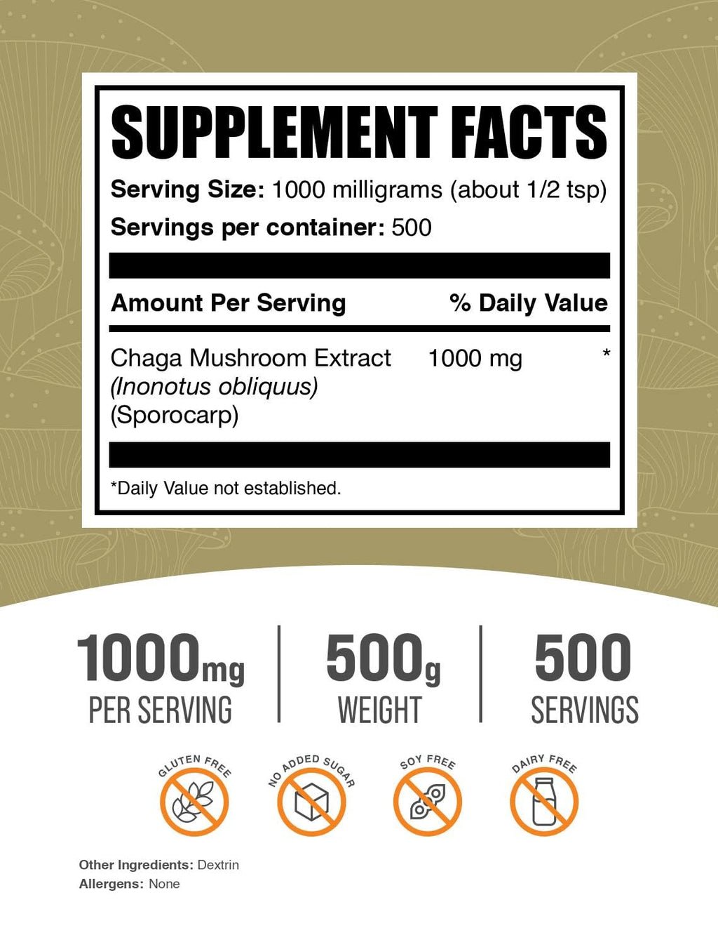 bulk chaga extract for wellness
