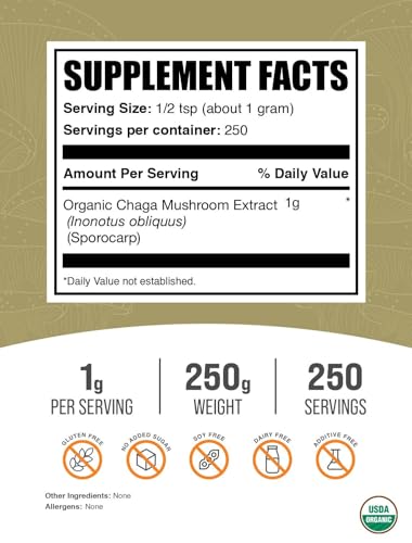 bulk chaga mushroom supplement benefits