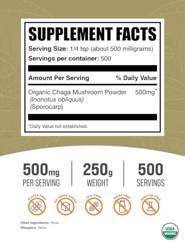 bulk chaga mushrooms for health