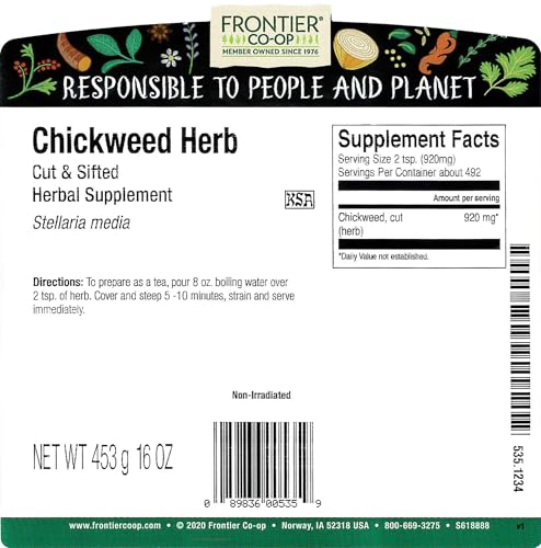 bulk chickweed for detox tea