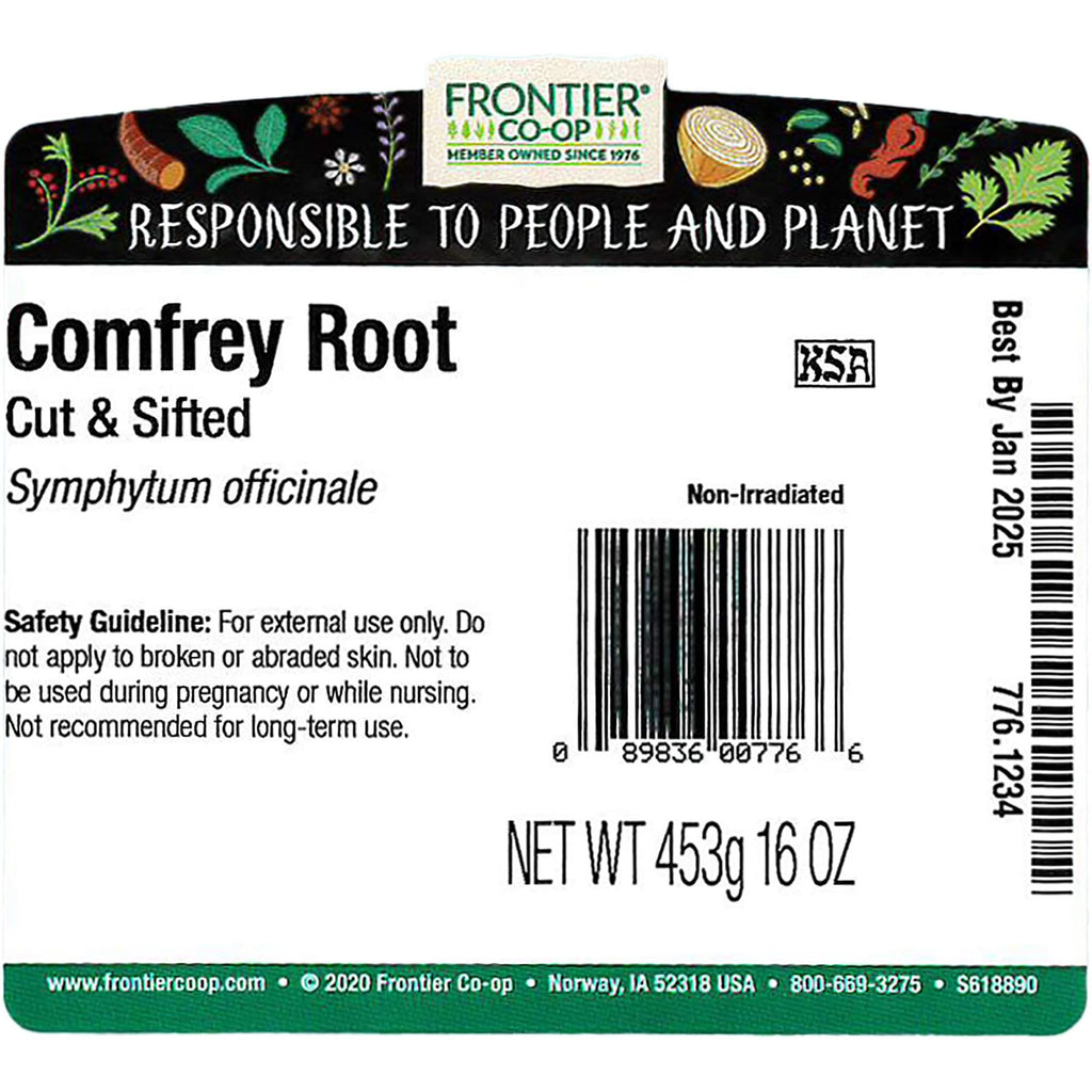 bulk comfrey root for natural skincare
