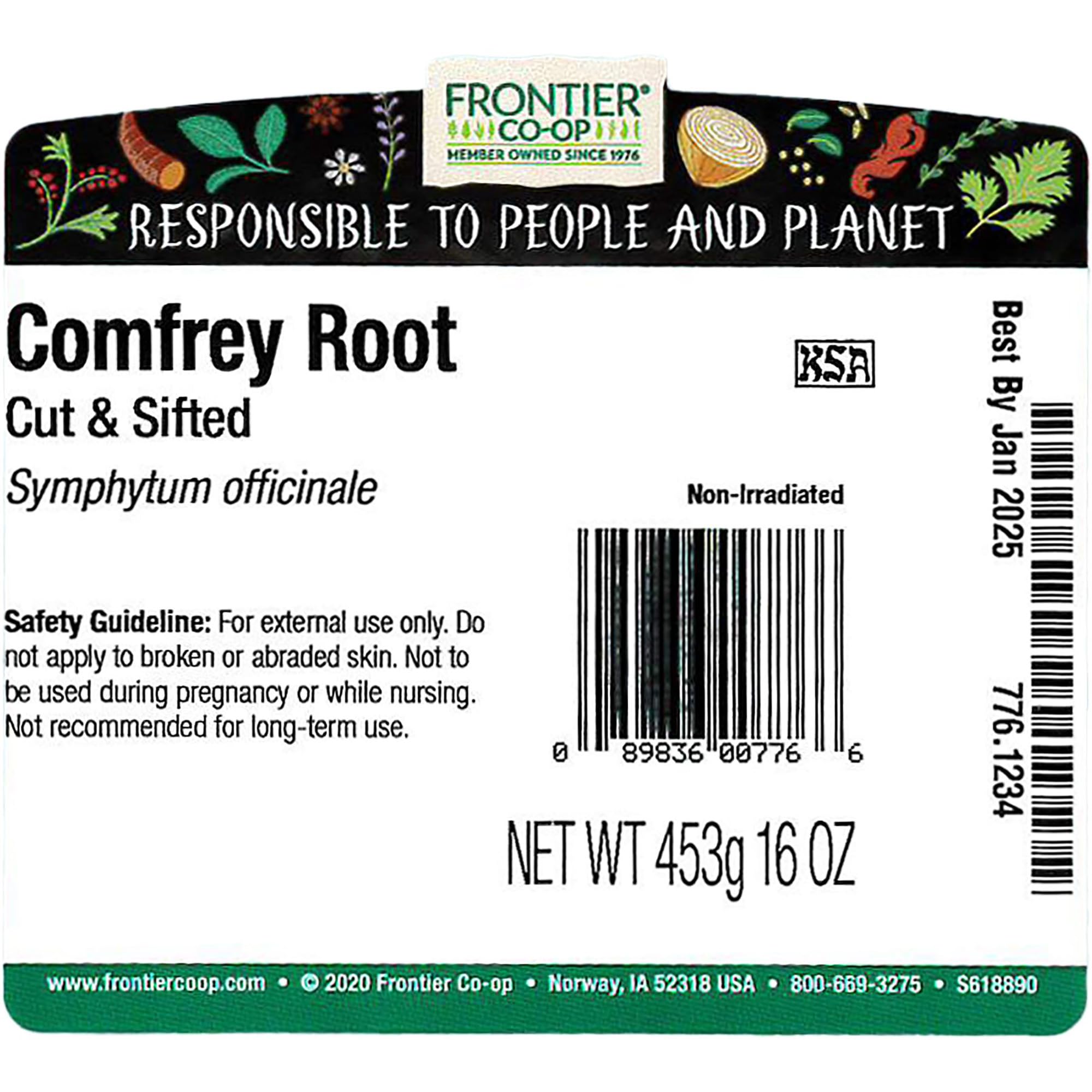 bulk comfrey root for natural skincare