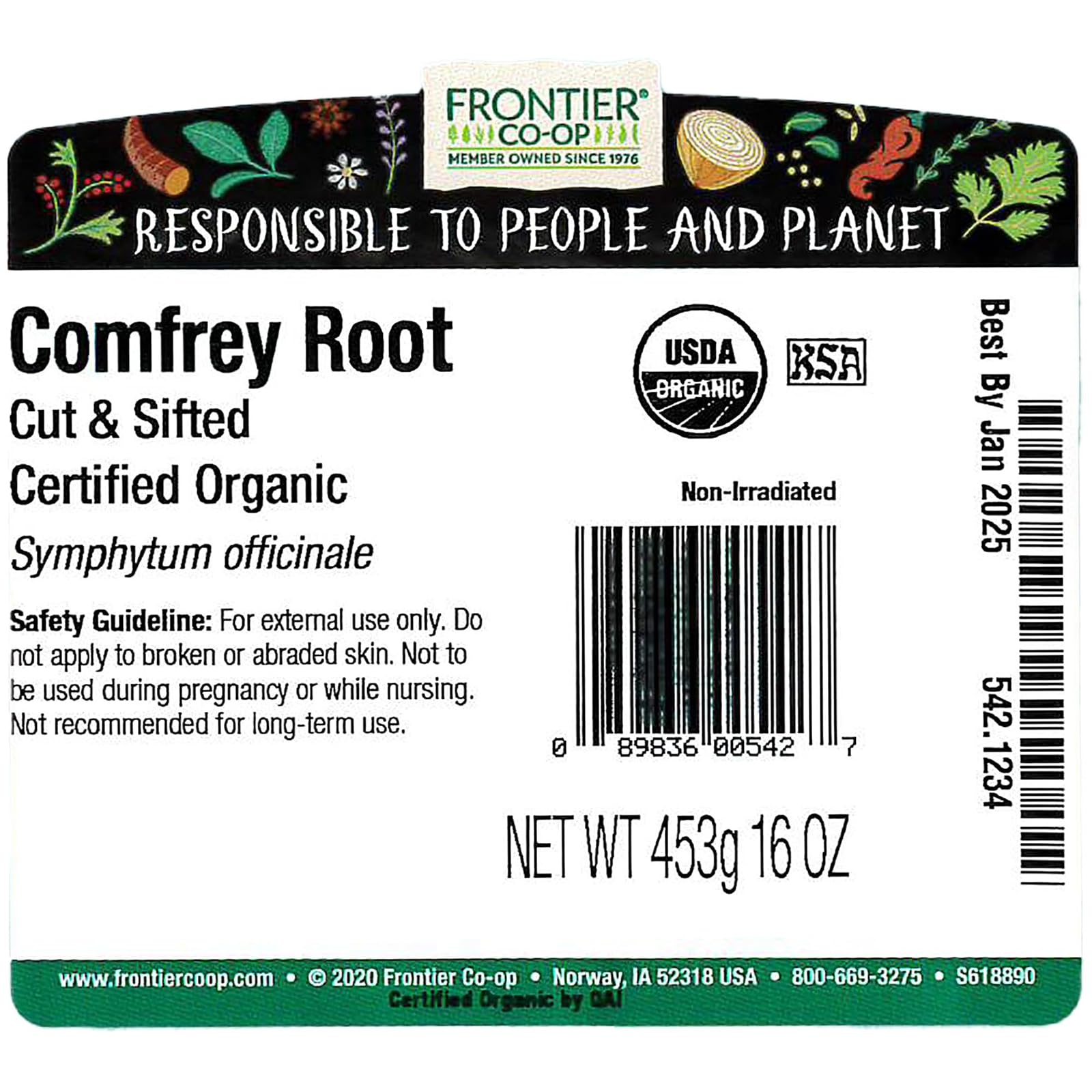 bulk comfrey root for tea