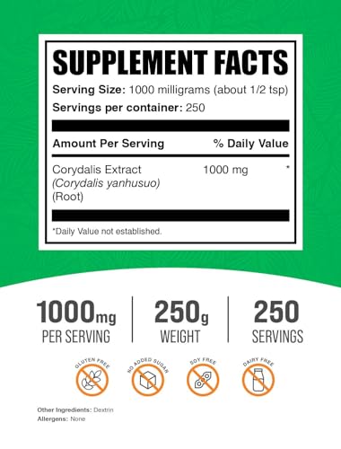 Bulk corydalis extract for stress relief