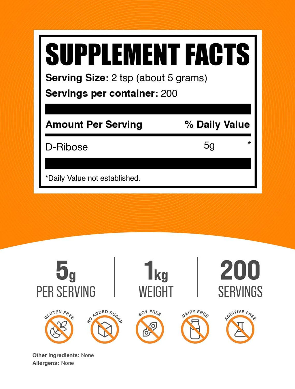 Bulk D-Ribose for athletic performance