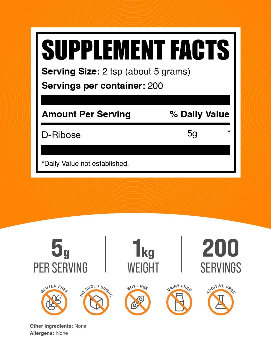 Bulk D-Ribose for athletic performance