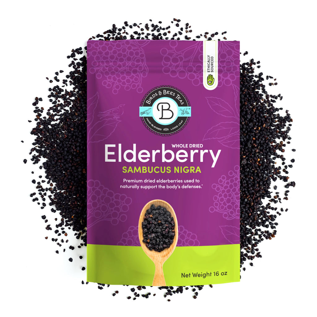 bulk dried elderberries for tea