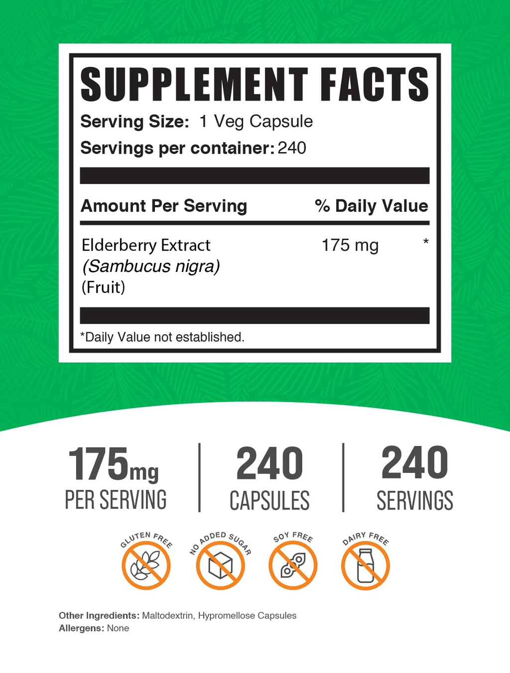 bulk elderberry capsules for daily health