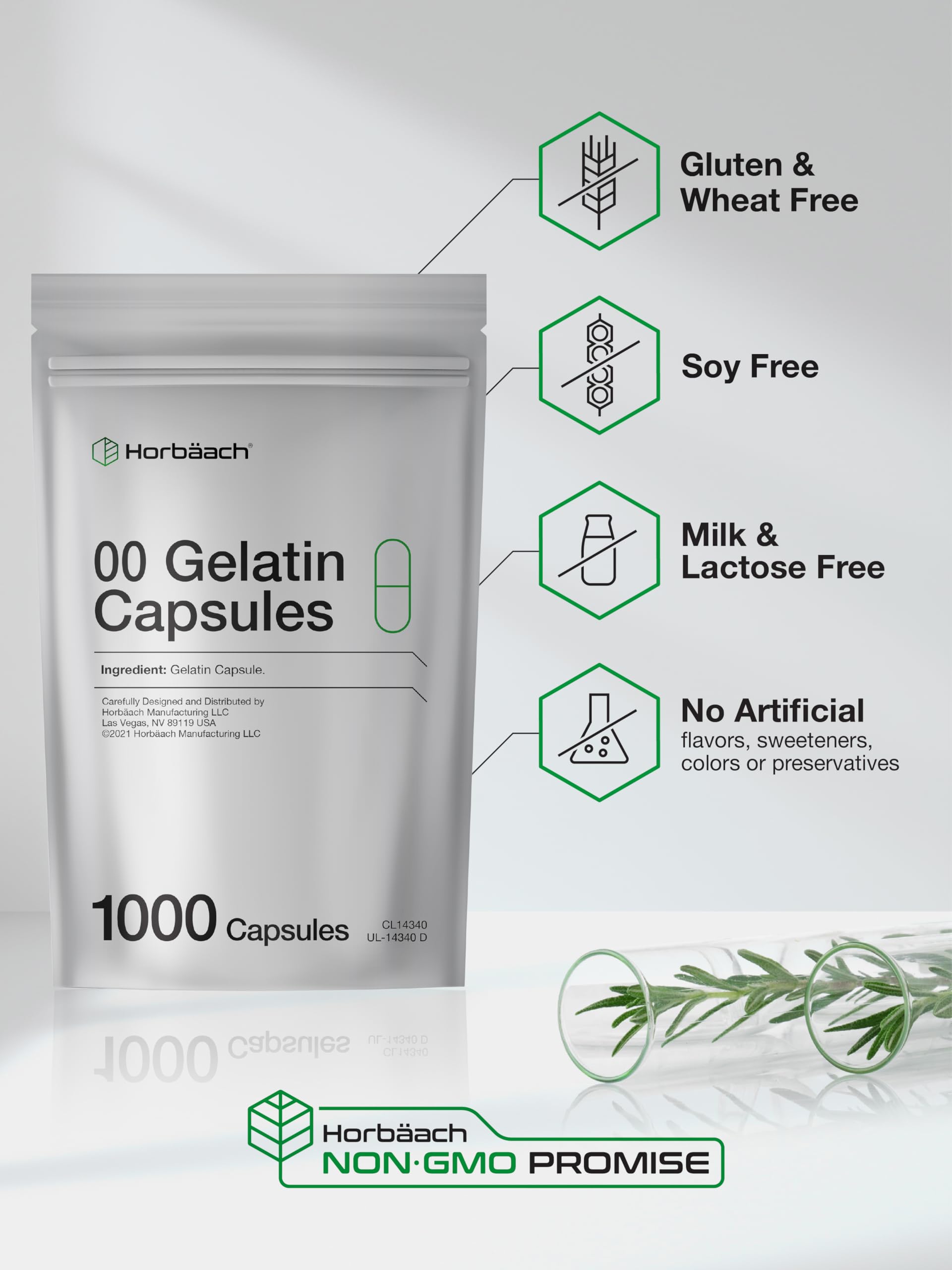 bulk empty capsules for health products
