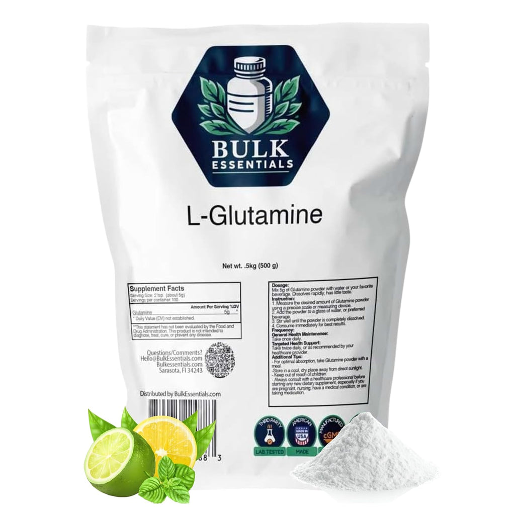 Bulk Essentials L-Glutamine powder benefits