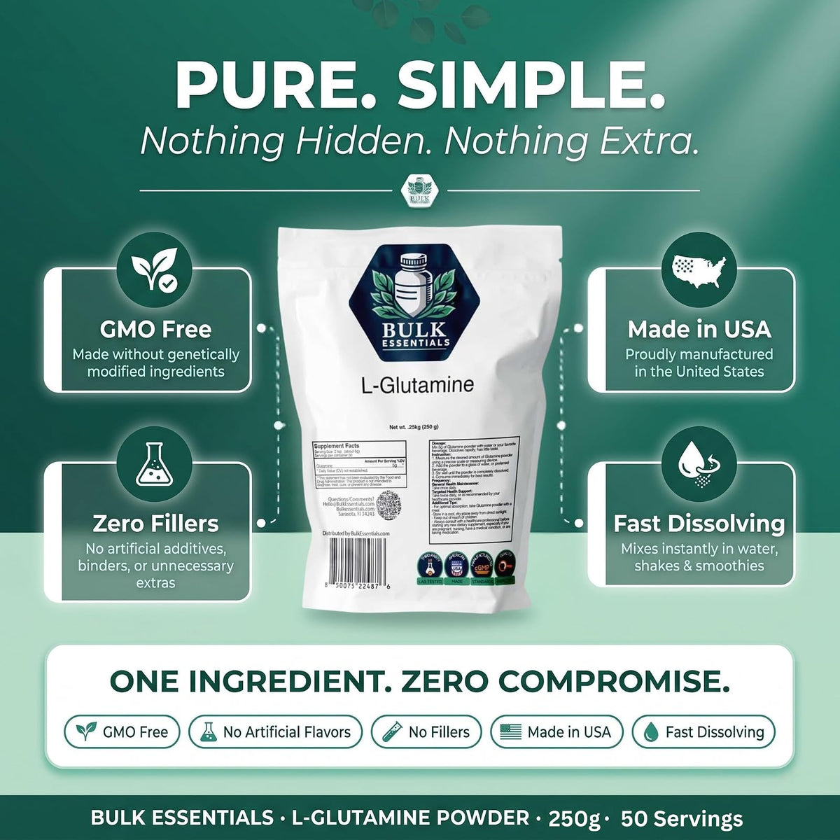 Bulk Essentials L-Glutamine supplement